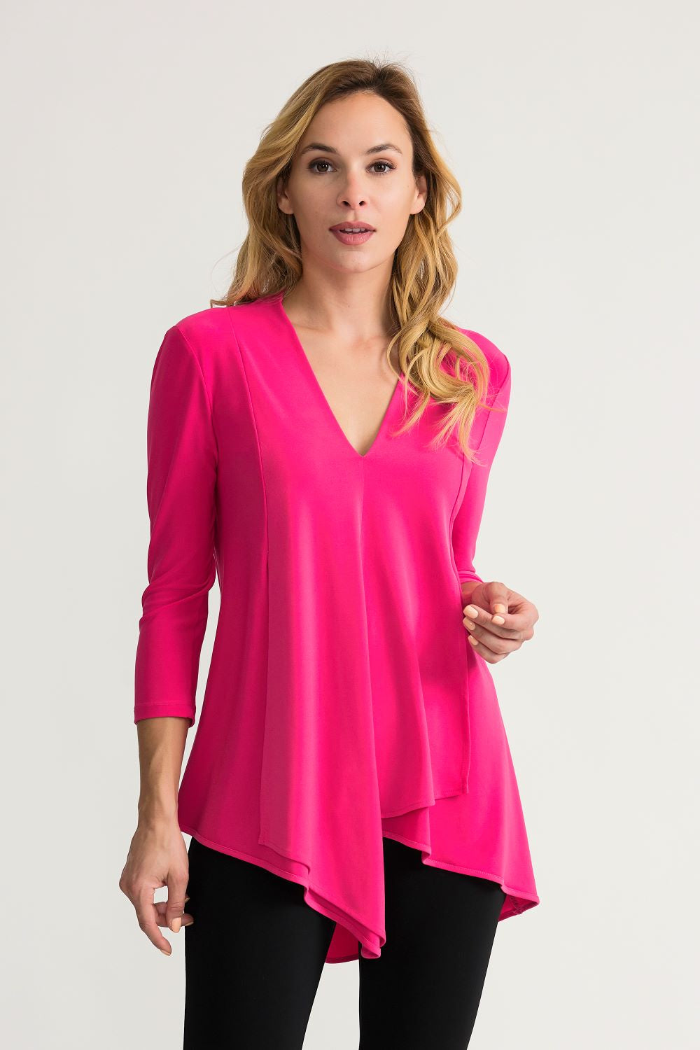 Joseph Ribkoff Dazzle Pink Top Style 161066 – Luxetire