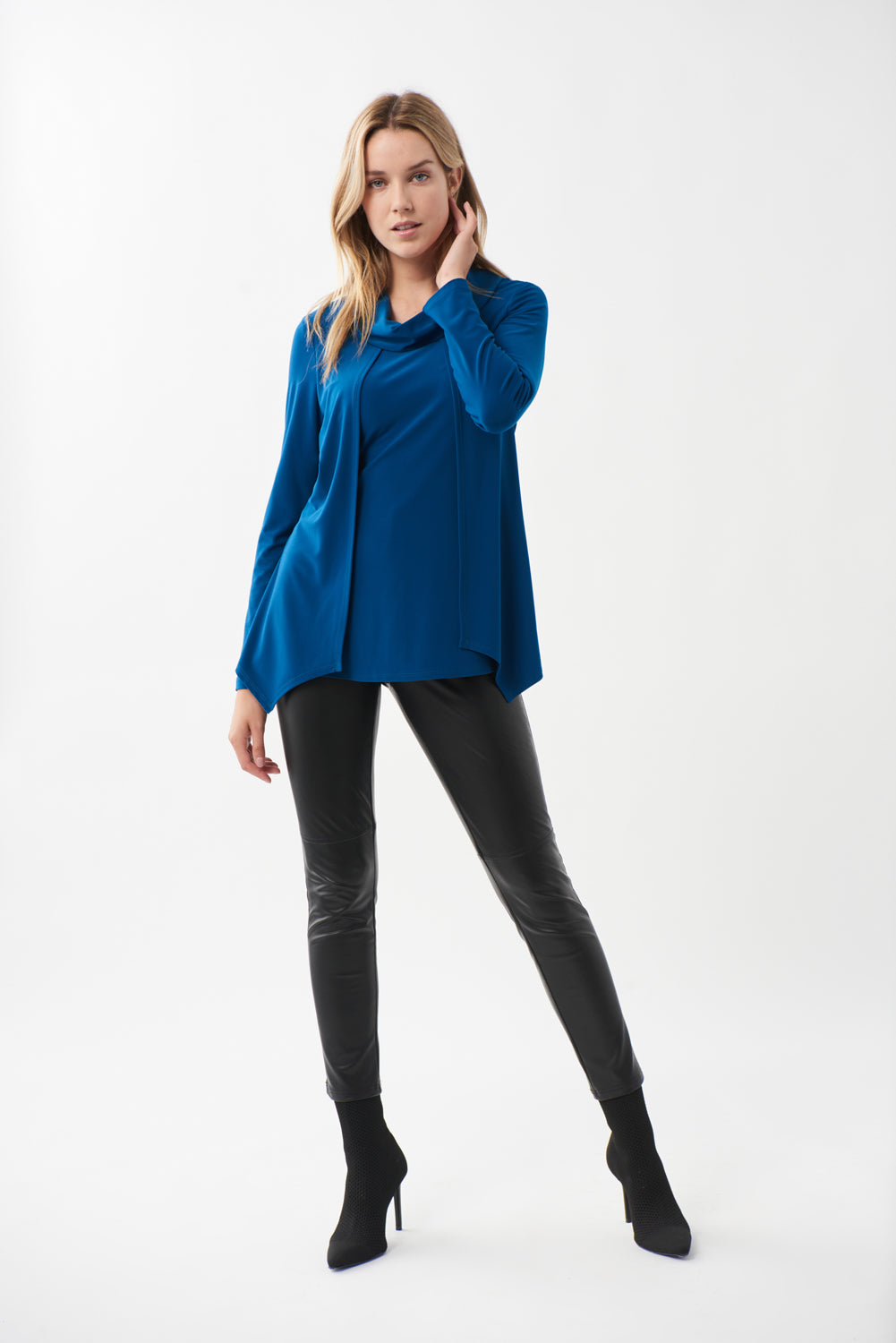 Joseph Ribkoff Aquarius Faux Layered Top Style 213047 – Luxetire