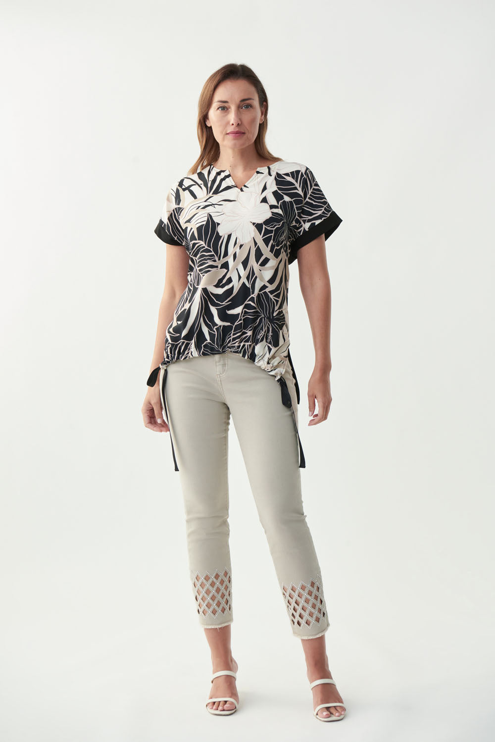 Joseph Ribkoff Sand Capri Style 221919 – Luxetire