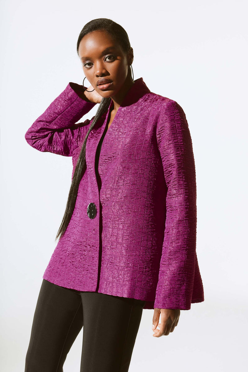 Joseph Ribkoff Empress Textured Jacquard Trapeze Jacket Style 243788 ...